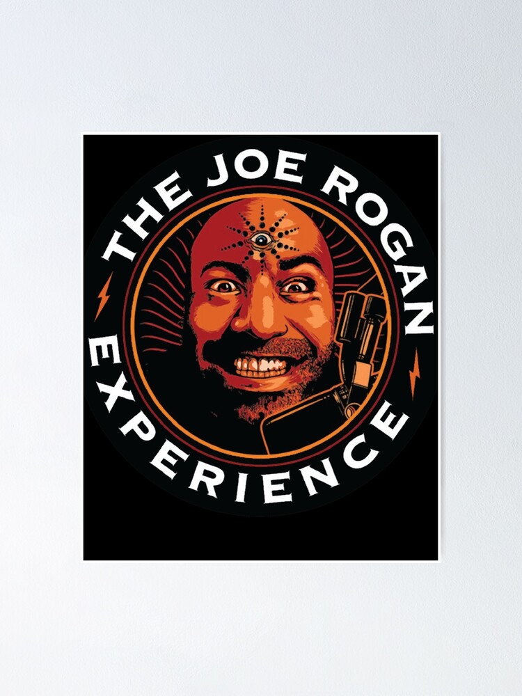 "JRE Joe Rogan Experience Podcast Logo " Poster for Sale by ...