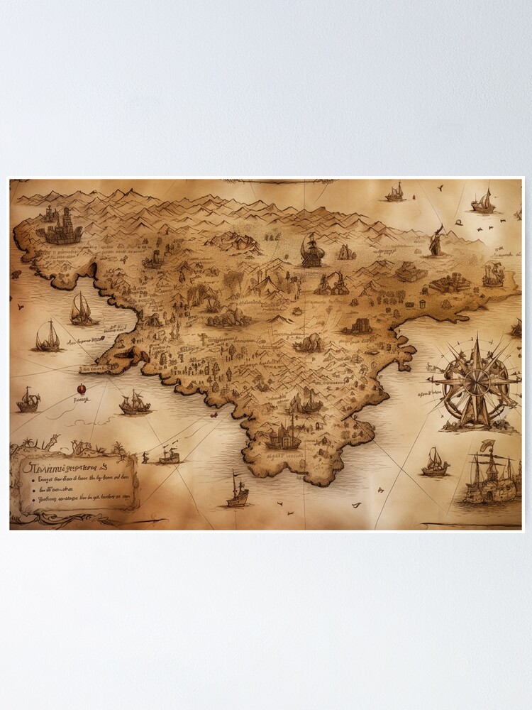 Blank Treasure Hunt Map