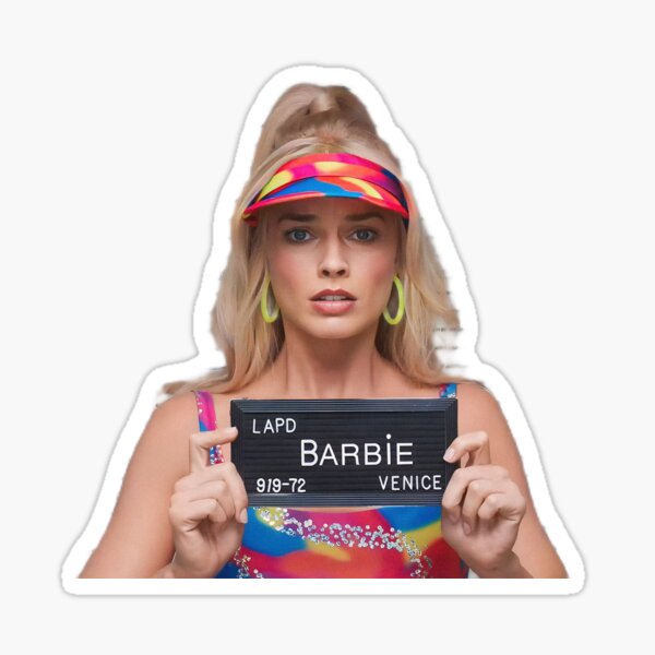 "Barbie" Sticker for Sale by bad70smovie | Redbubble