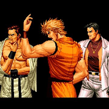 "KOF 94 INTRO MEXICO TEAM" Sticker by PIXLTEES | Redbubble