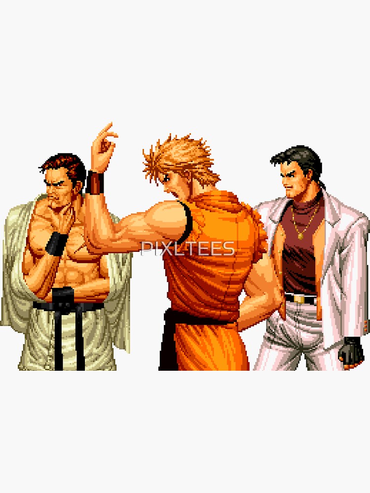 "KOF 94 INTRO MEXICO TEAM" Sticker by PIXLTEES | Redbubble