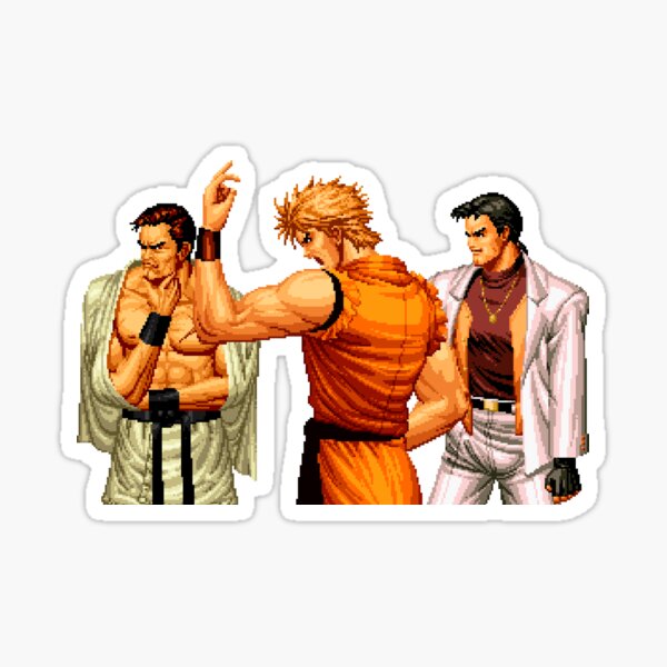 "KOF 94 INTRO MEXICO TEAM" Sticker by PIXLTEES | Redbubble