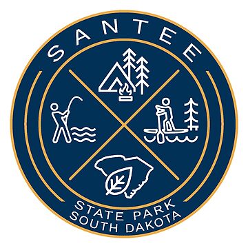 "Santee State Park SD Heraldic Logo" Sticker for Sale by VanyaKar ...
