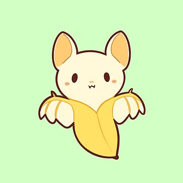 "Bat Banana" Sticker for Sale by CloverArtStore | Redbubble