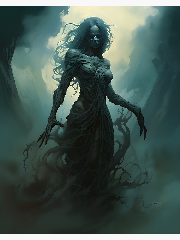 "Ghostly Seductive Female Wraith in a Fantasy Setting" Art Board Print for Sale by 2Shooze ...