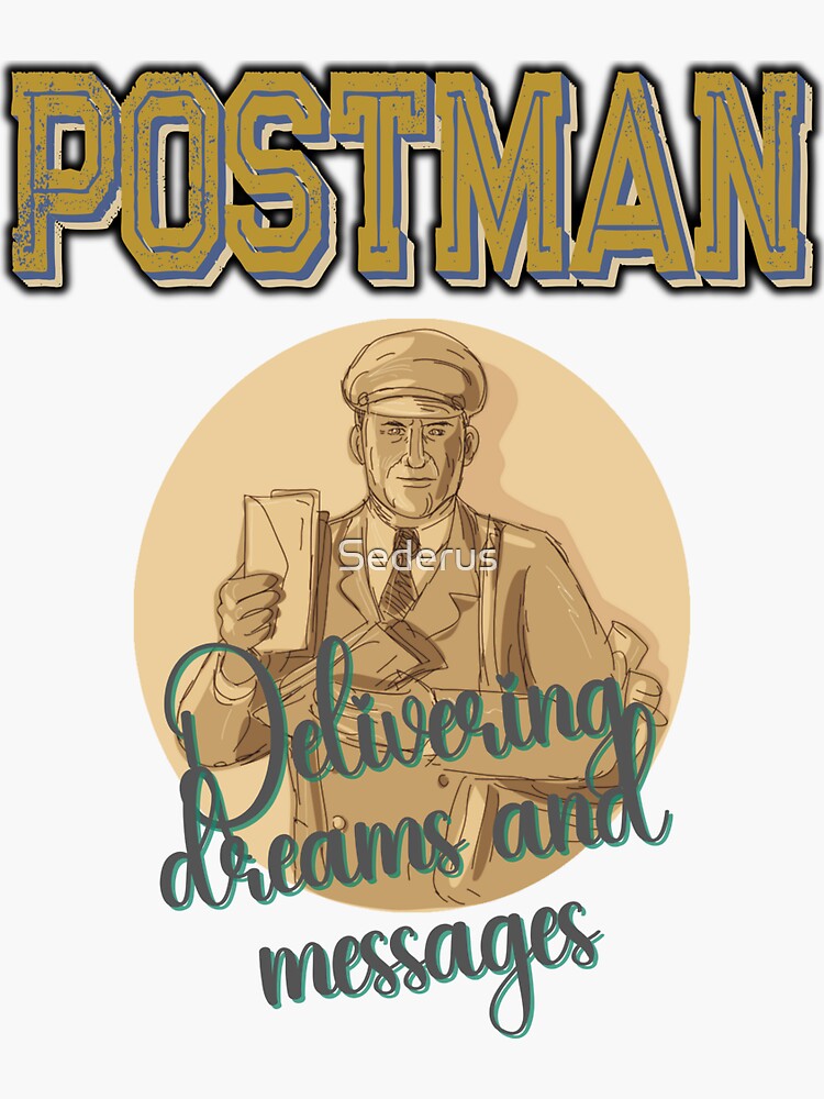 "Postman" Sticker for Sale by Sederus | Redbubble