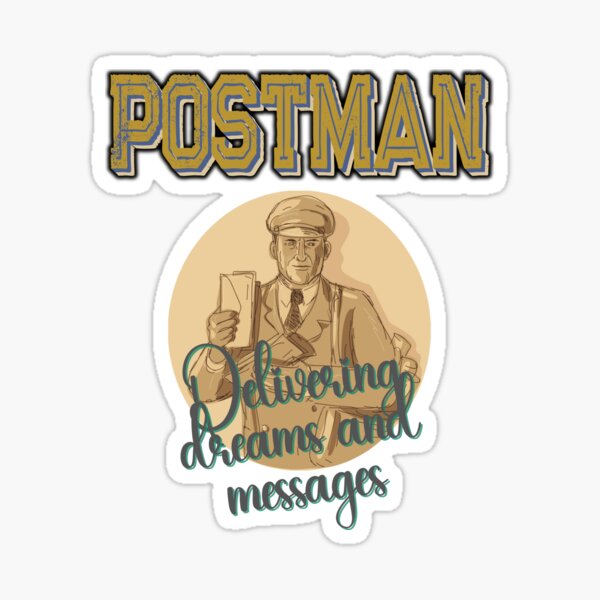 "Postman" Sticker for Sale by Sederus | Redbubble