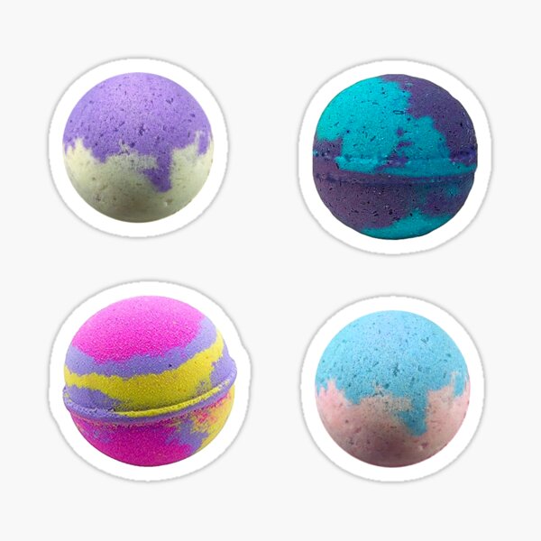 "bath fizz sticker set" Sticker for Sale by mothernatural | Redbubble