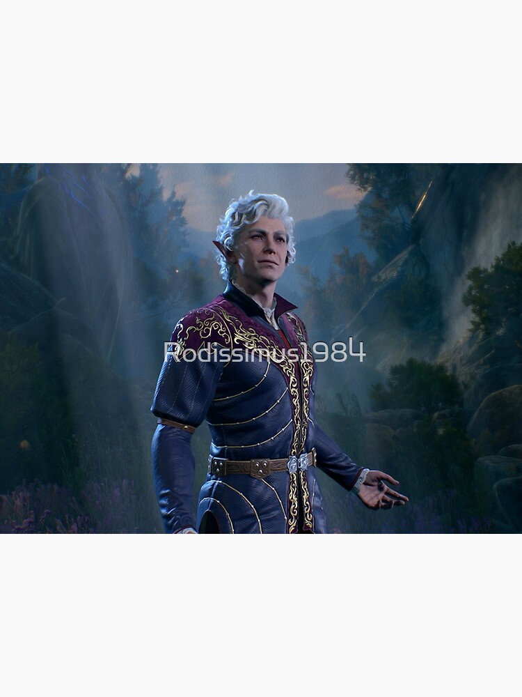 "Astarion Elven Rogue Adventurer at nightfall" Postcard for Sale by ...