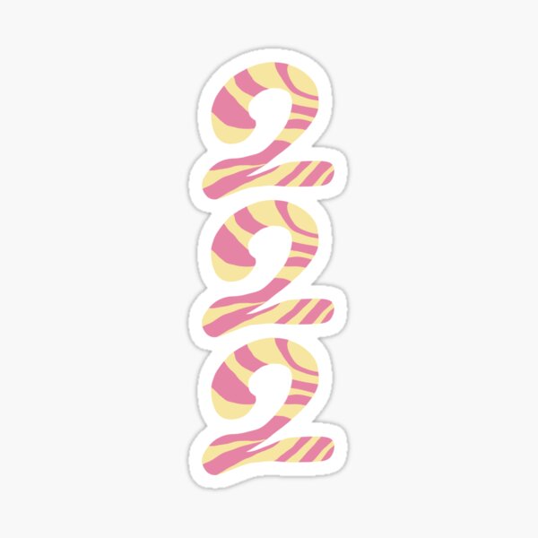 "Angel Number | 222 | " Sticker for Sale by isamii | Redbubble