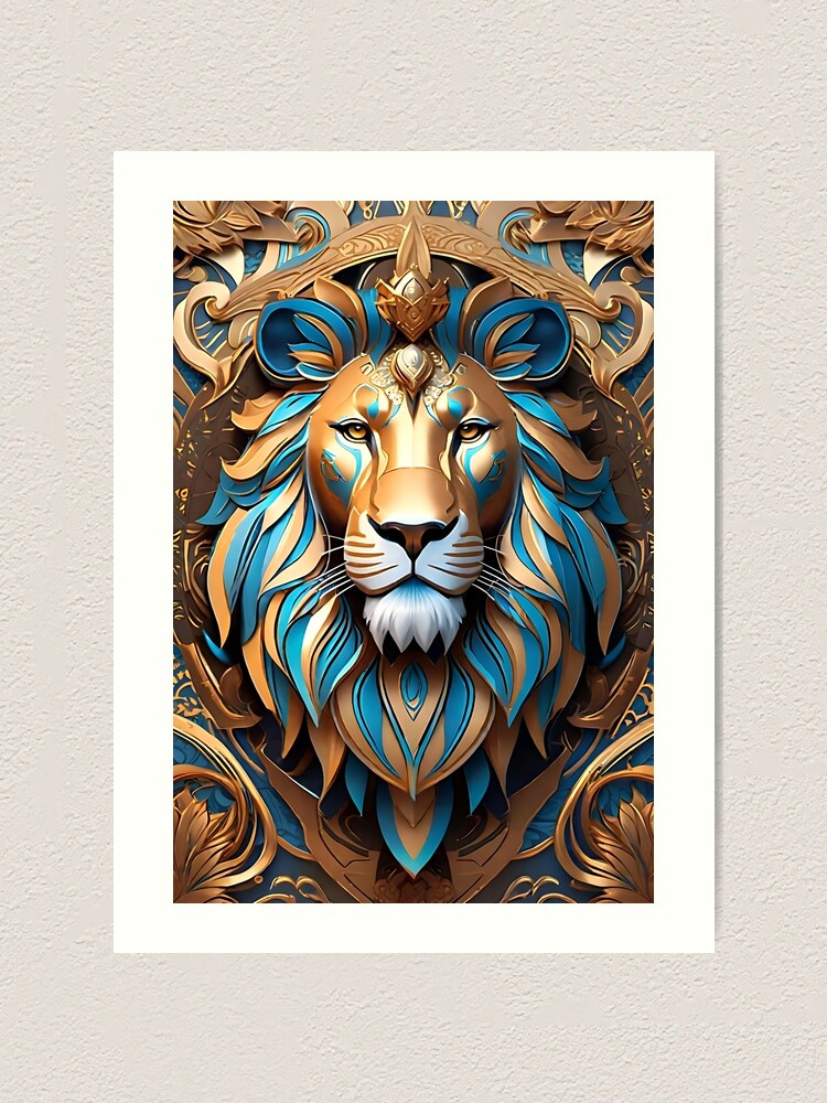 "poseidon's lion" Art Print for Sale by SK8N | Redbubble