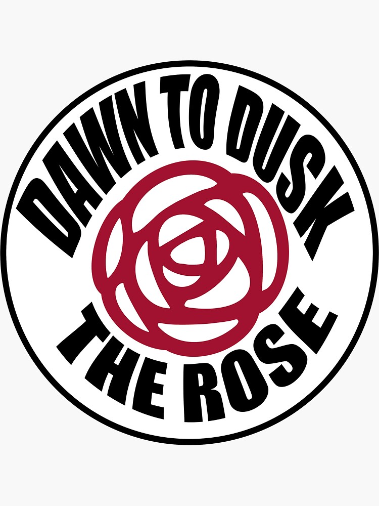 "The Rose Band " Sticker for Sale by vcamg | Redbubble