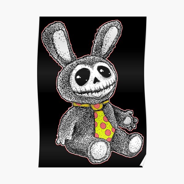 "Bunny tails from the Crypt" Poster by l73orenson8 | Redbubble