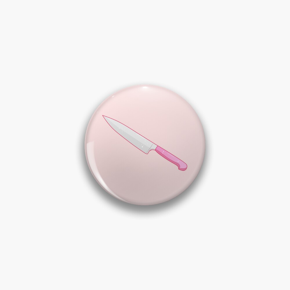 "Pink kitchen knife" Sticker for Sale by Asoduki | Redbubble