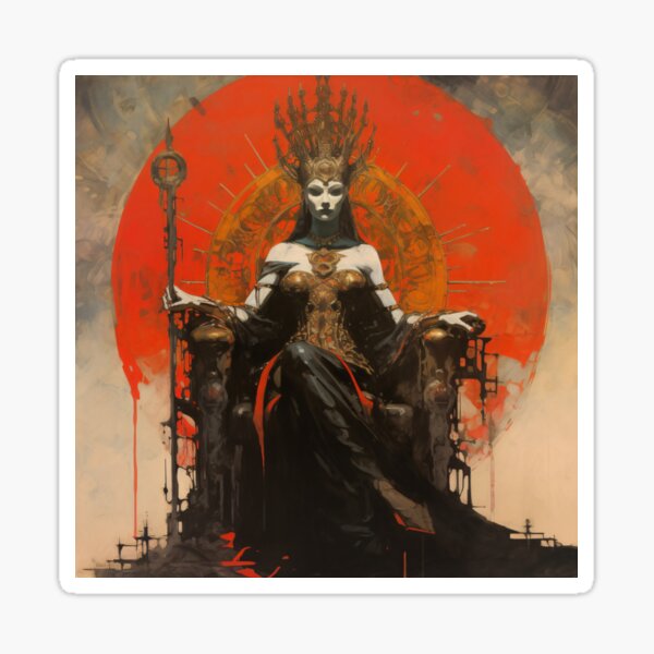 "The Empress" Sticker for Sale by vistajadez | Redbubble