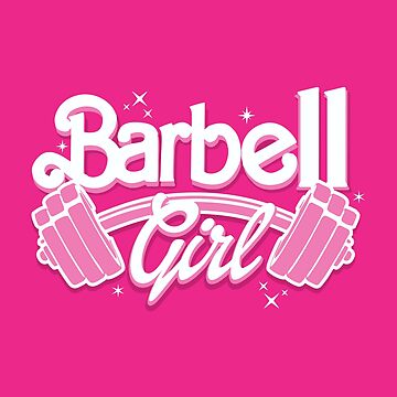 "Barbell Girl (Barbie)" Poster for Sale by KastenDesign | Redbubble