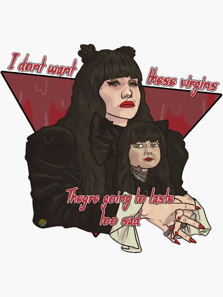 "Retro Nadja And Her Doll" Sticker for Sale by LanetteKeegan | Redbubble