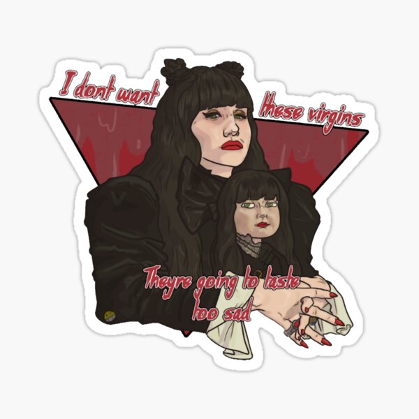 "Retro Nadja And Her Doll" Sticker for Sale by LanetteKeegan | Redbubble