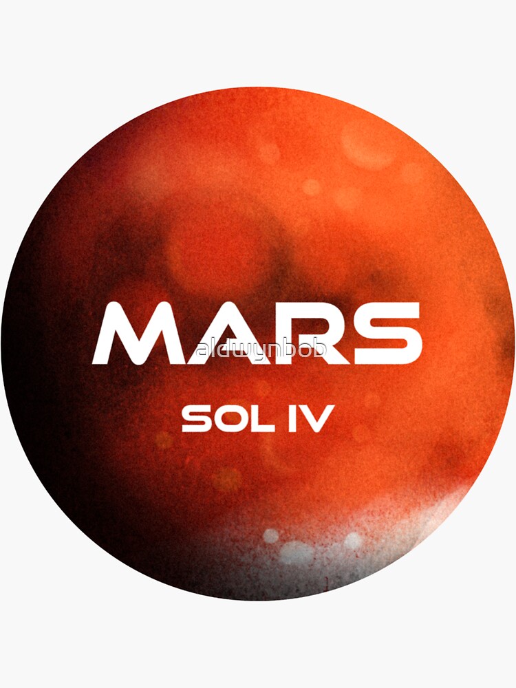 "Mars Planet" Sticker for Sale by aldwynbob | Redbubble