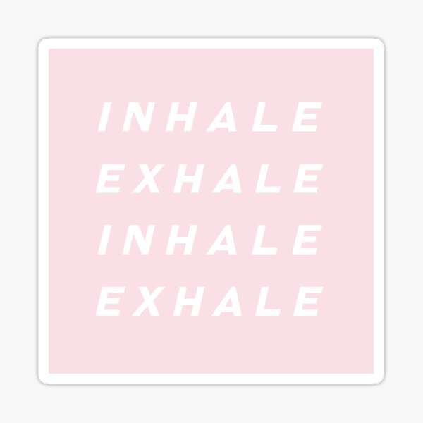 "Vaporwave Aesthetic // Inhale Exhale" Sticker by altees | Redbubble