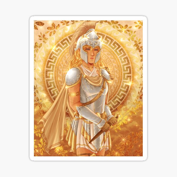 "Gold Annabeth" Sticker for Sale by allarica | Redbubble