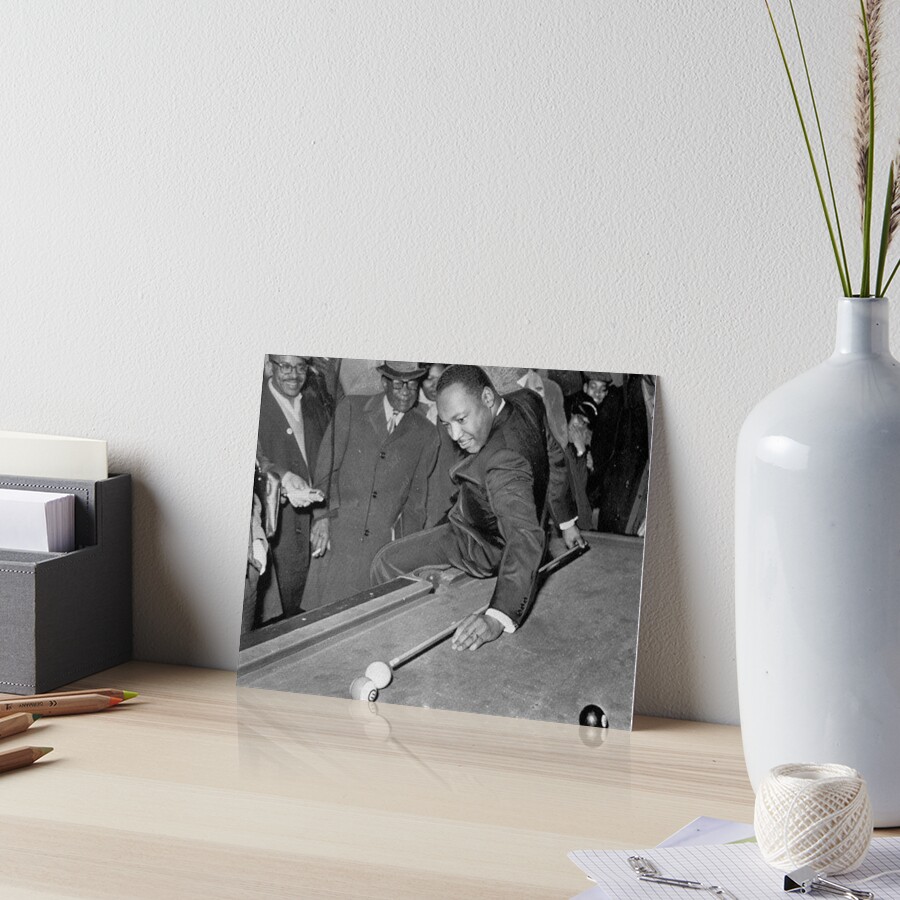 "Martin Luther King Jr. MLK Pool Billiards" Poster for Sale by ...