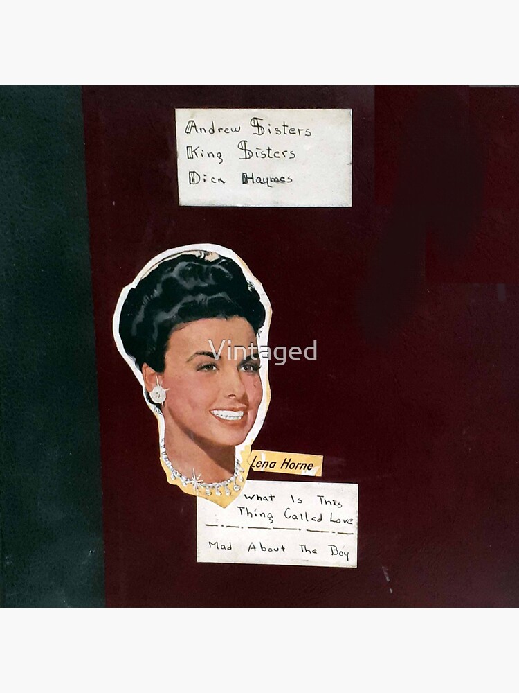 "1940's Swing Era Original Decoration 78 RPM ALBUM Folder, Diva Sticker ...