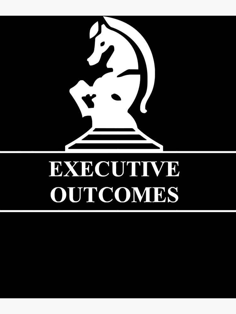 "Executive Outcomes logo" Poster for Sale by DeangeloBins | Redbubble