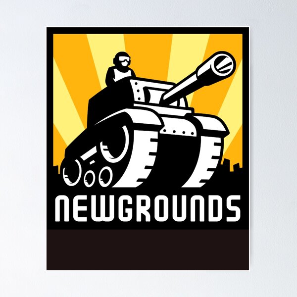 "Newgrounds Logo Artwork " Poster for Sale by NADERG | Redbubble