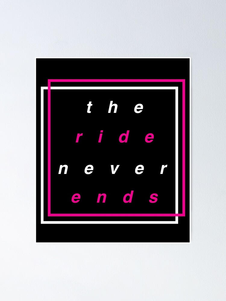 "Vaporwave Aesthetic // The Ride Never Ends" Poster for Sale by altees | Redbubble