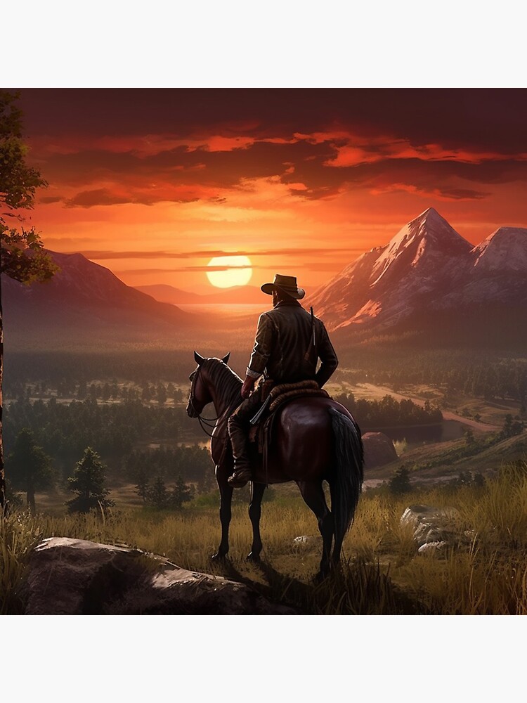 "red dead redemption 2" Sticker for Sale by lindaschalle | Redbubble