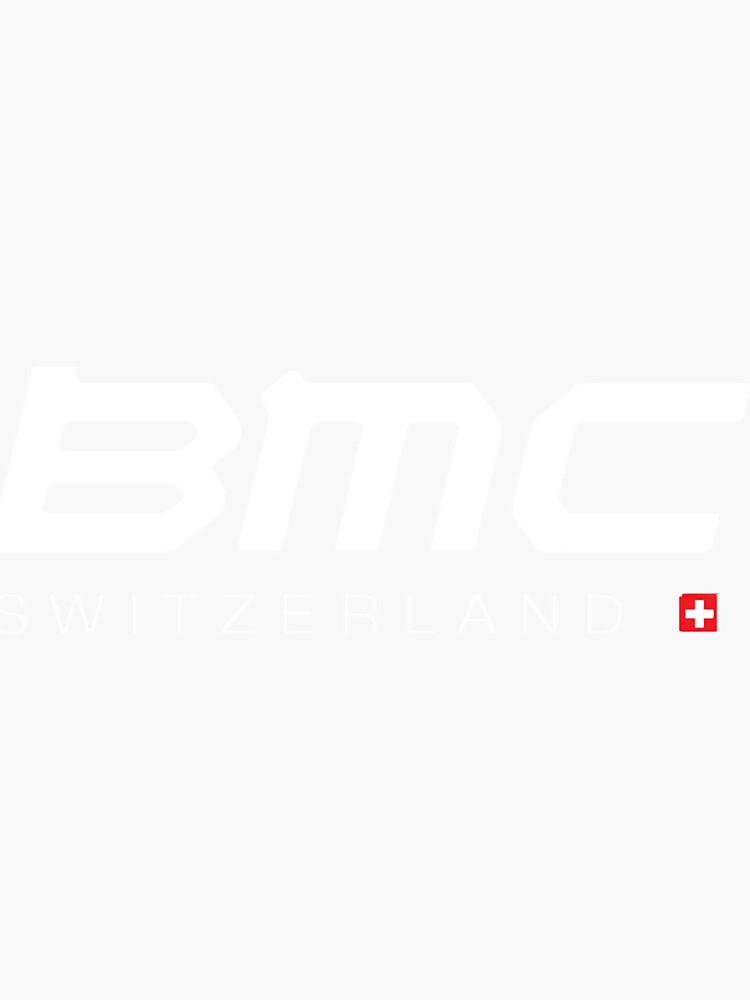 "BMC Switzerland Bikes Bicycle Logo" Sticker for Sale by NatashaBoyer ...