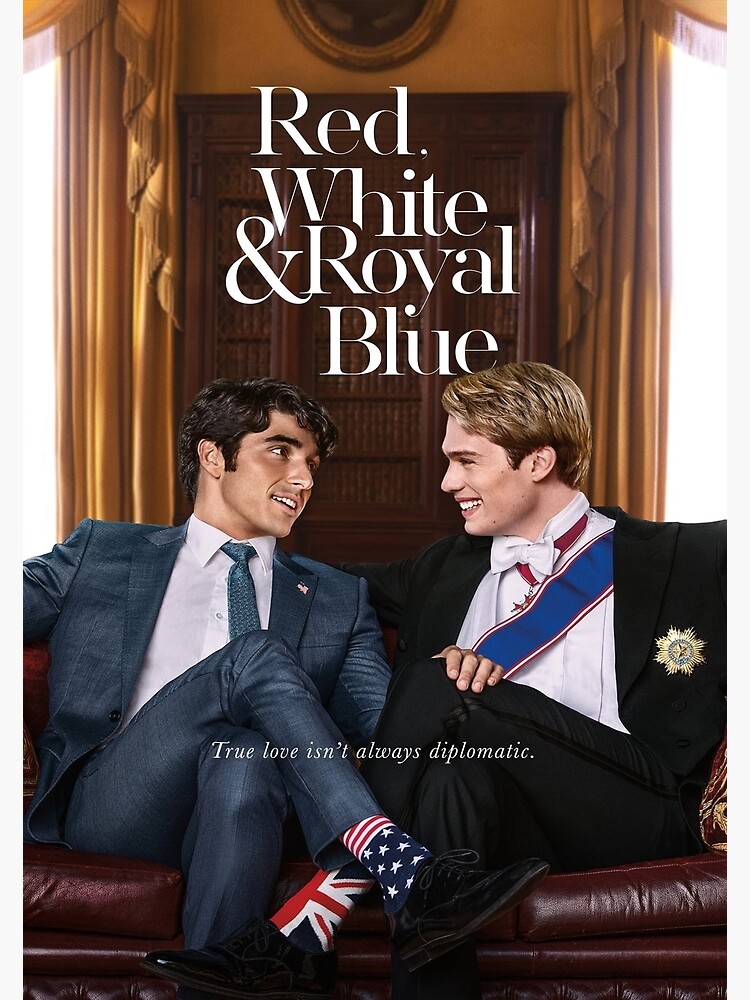 "Red White and Royal Blue" Poster for Sale by EmileAuthier | Redbubble