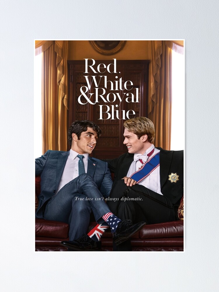 "Red White and Royal Blue" Poster for Sale by EmileAuthier | Redbubble