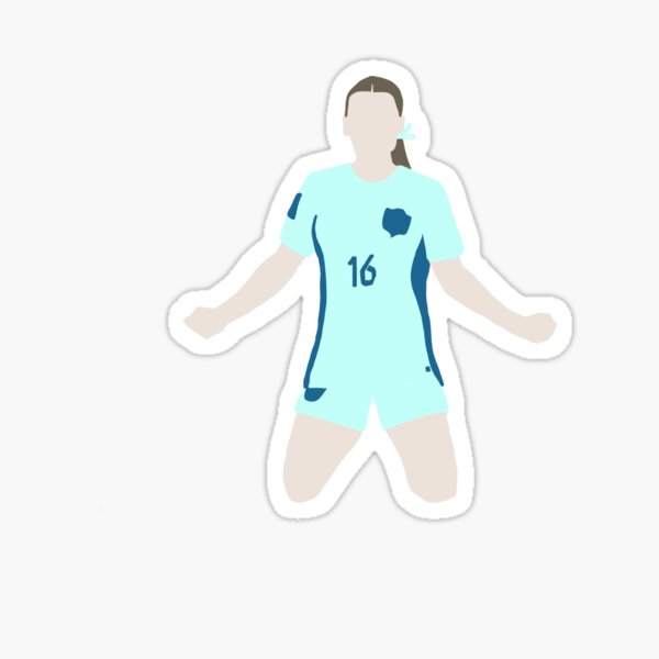"Hayley Raso Goal Celebration " Sticker for Sale by miadrawsforu ...