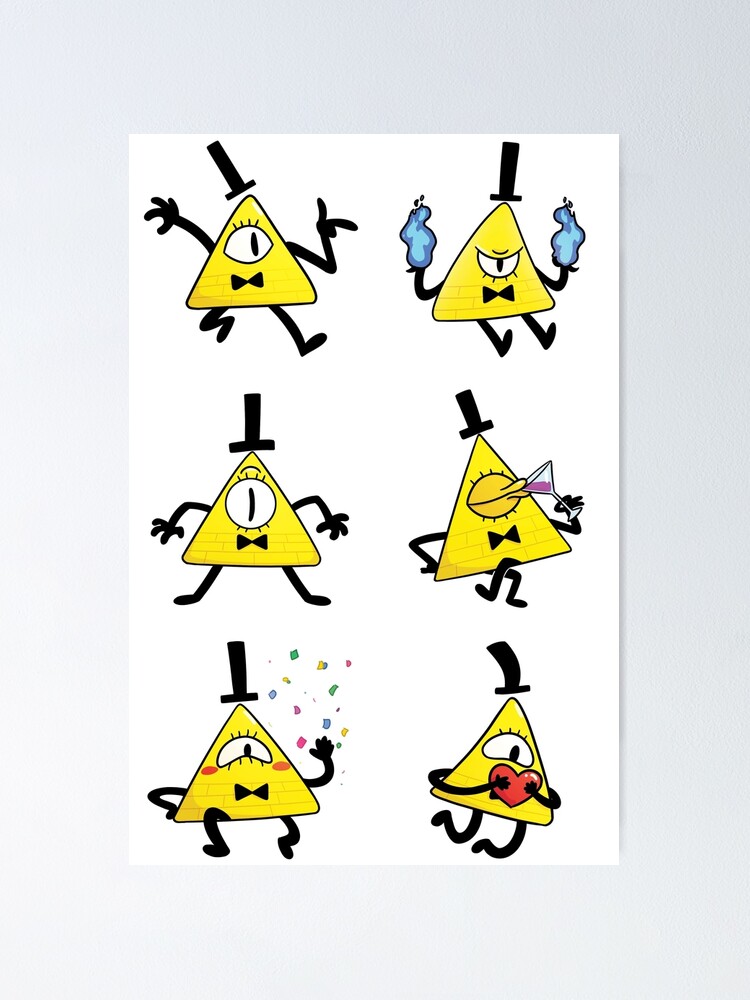 "Bill Cipher" Poster for Sale by matipare | Redbubble