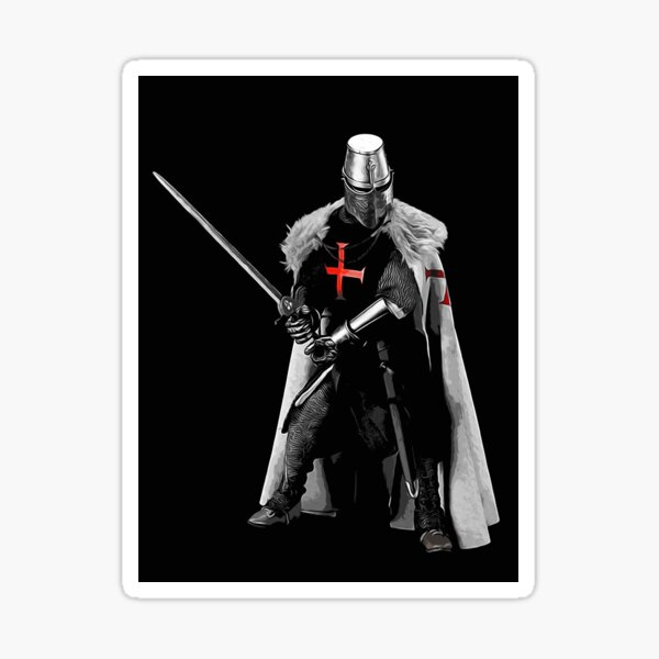 "Ancient Templar Knight " Sticker for Sale by ErianAndre | Redbubble