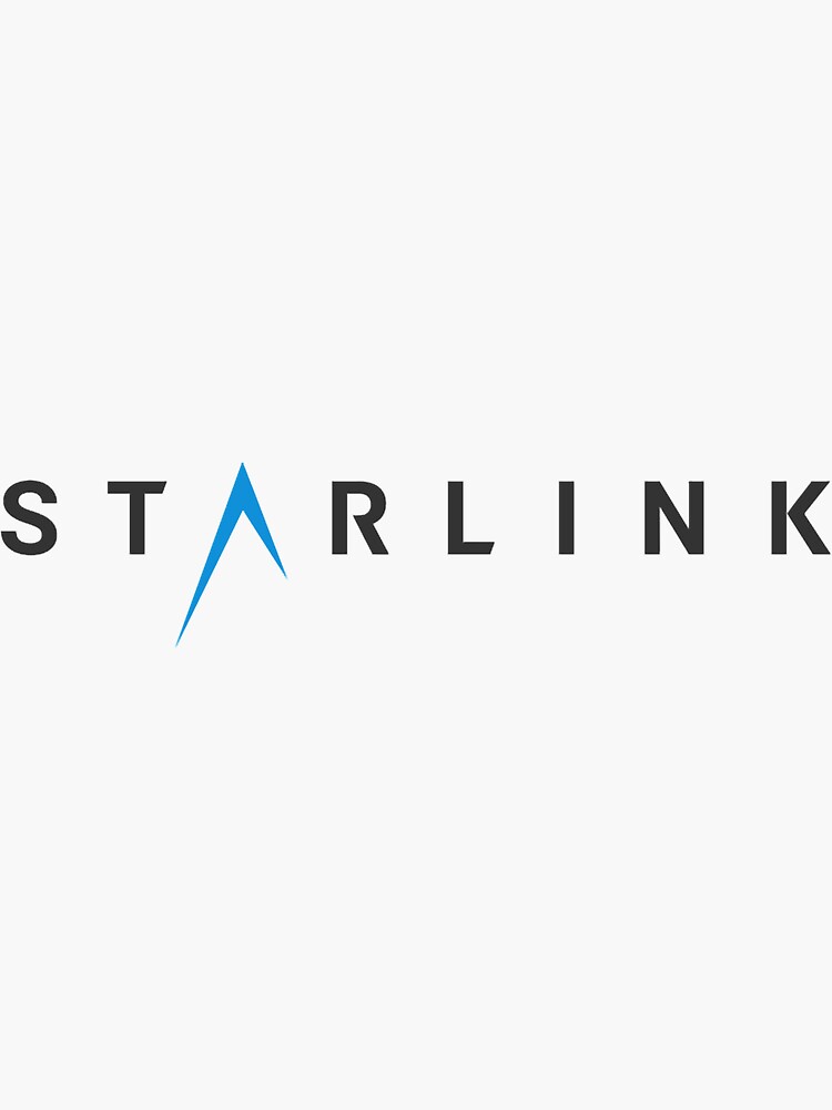 "Starlink Logo" Sticker for Sale by dilhrist-mas | Redbubble