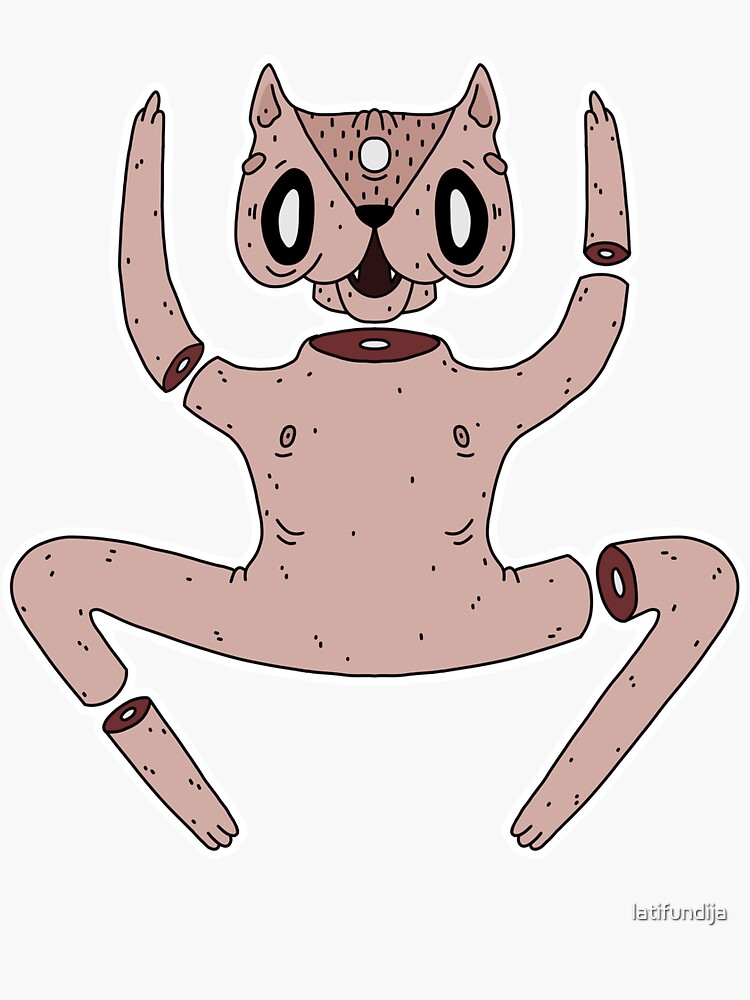 "Fek u cat" Sticker for Sale by latifundija | Redbubble