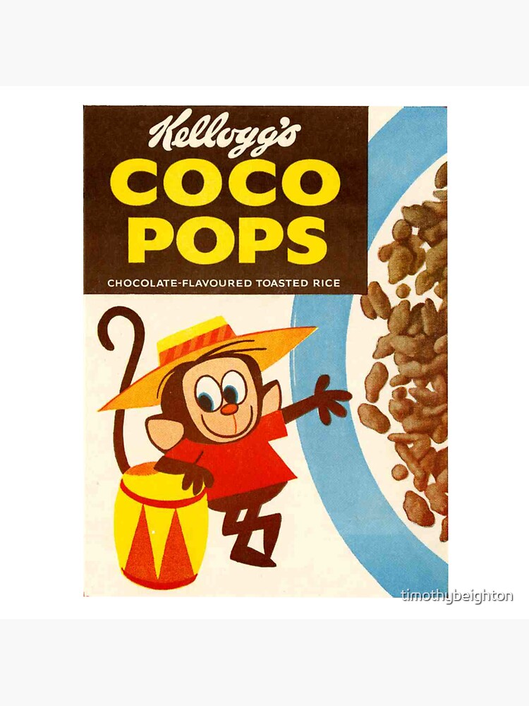 "Coco Pops 1961 advert." Sticker for Sale by timothybeighton | Redbubble