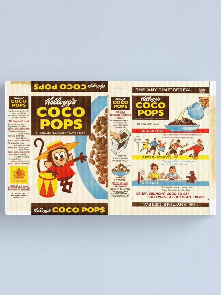 "Coco Pops 1961 advert." Canvas Print by timothybeighton | Redbubble