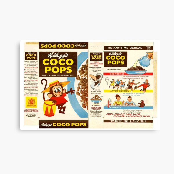 "Coco Pops 1961 advert." Canvas Print by timothybeighton | Redbubble