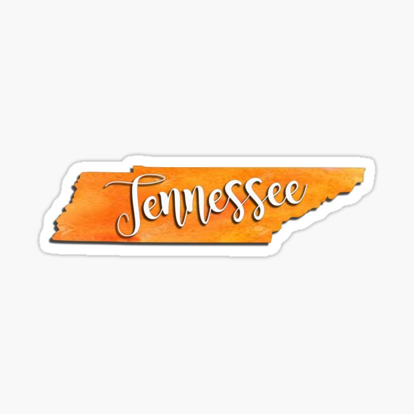 "Tennessee" Sticker for Sale by doodlesbydani | Redbubble