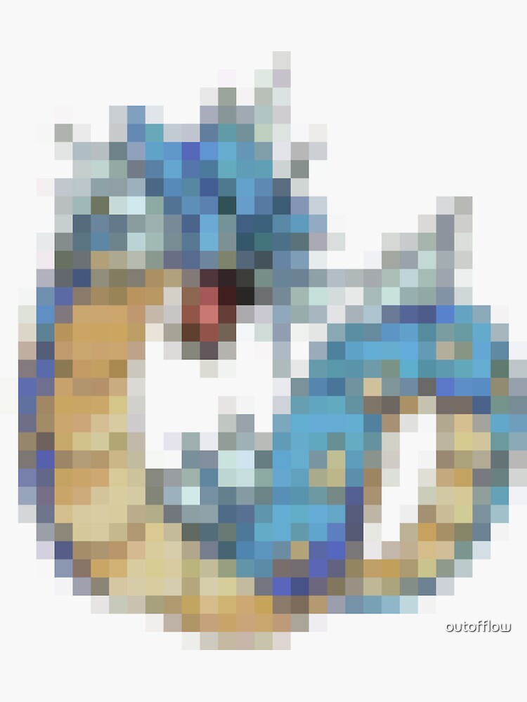 "8-bit Pokemon" Sticker for Sale by outofflow | Redbubble