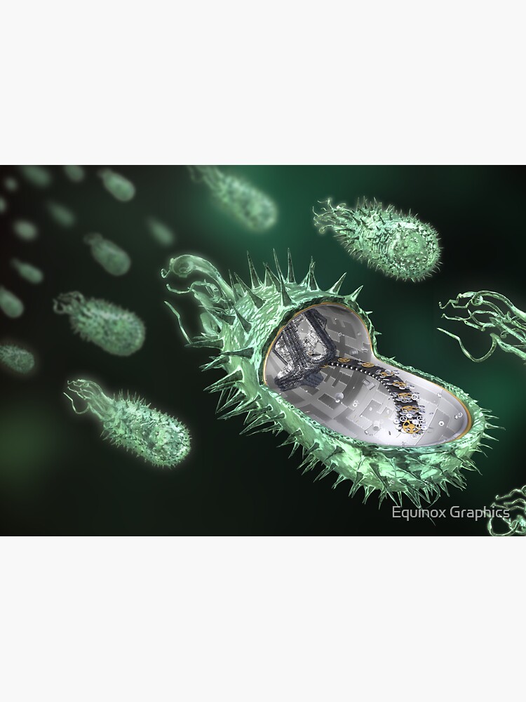 "Engineered Bacteria" Sticker for Sale by equinoxgraphics | Redbubble