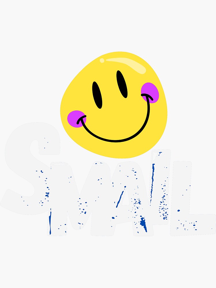 "Smail classic t-shirt" Sticker by azharimouad | Redbubble