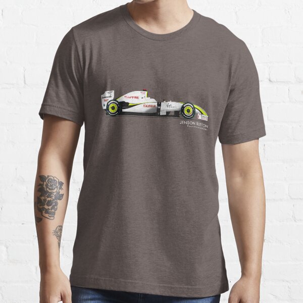 "Jenson Button - Brawn" T-shirt for Sale by JageOwen | Redbubble ...