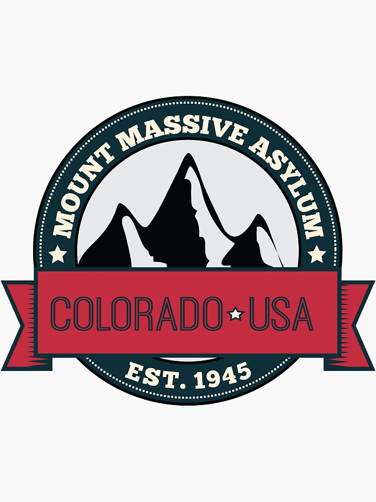 "Outlast - Mount Massive Asylum Crest" Sticker for Sale by LaureenSteed ...