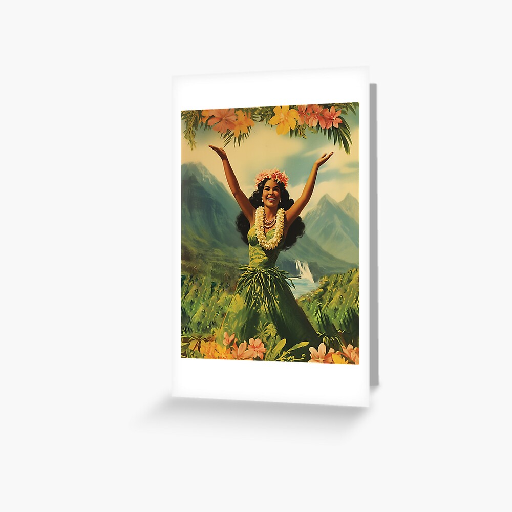 "Vintage Hawaii Postcard Print" Poster for Sale by izzy2wonderland | Redbubble