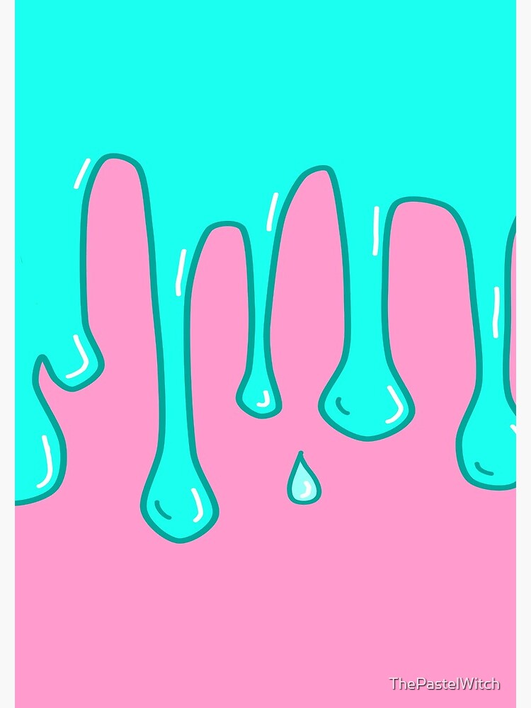 "Pink and Blue Slime" Spiral Notebook for Sale by ThePastelWitch ...